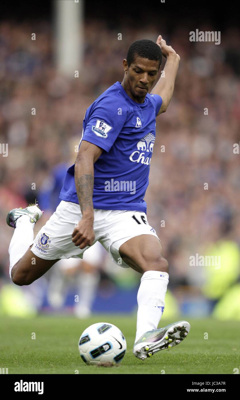 JERMAINE BECKFORD EVERTON V LIVERPOOL GOODISON PARK LIVERPOOL ENGLAND ...