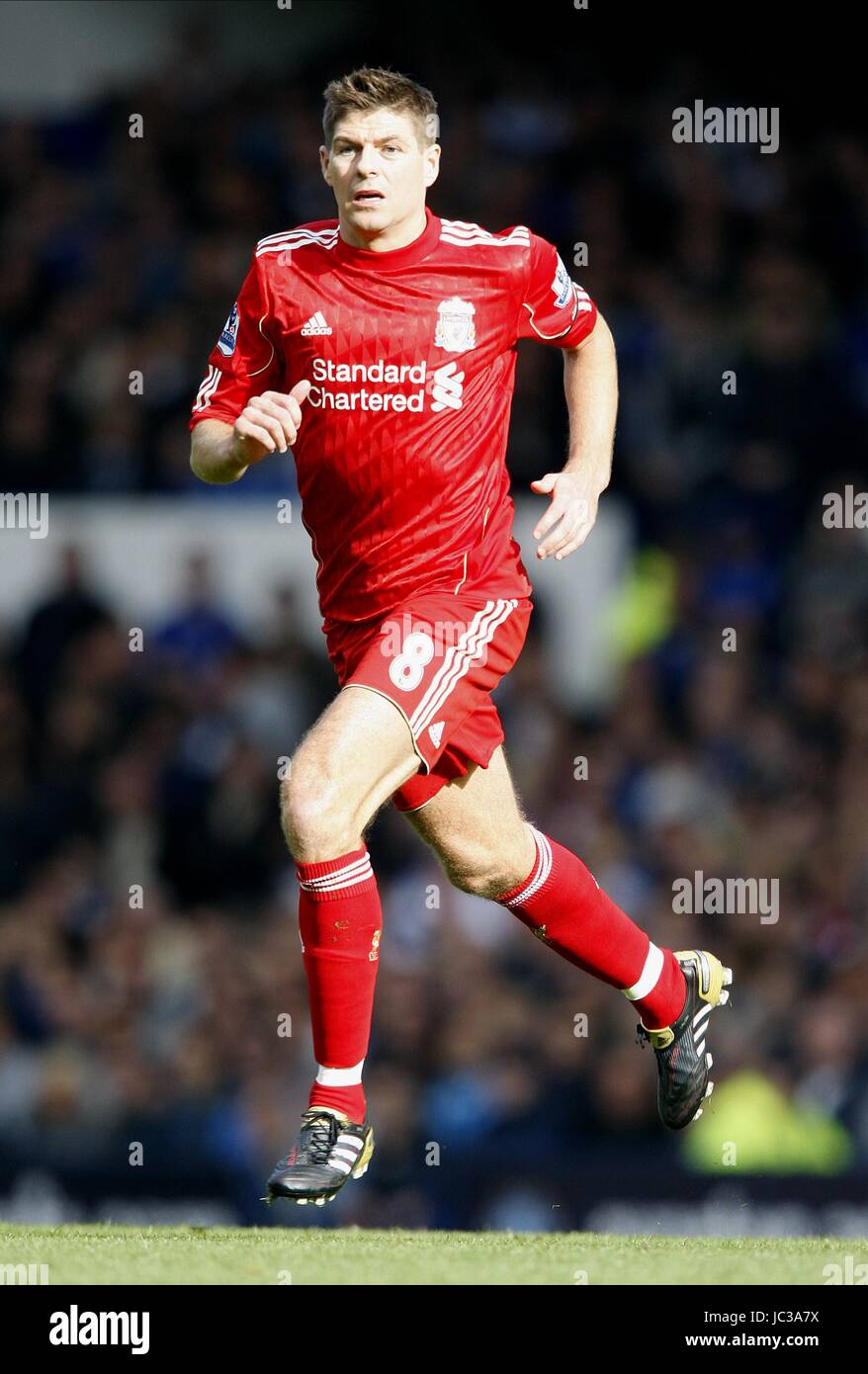 STEVEN GERRARD, EVERTON V LIVERPOOL, EVERTON V LIVERPOOL, 2010 Stock ...