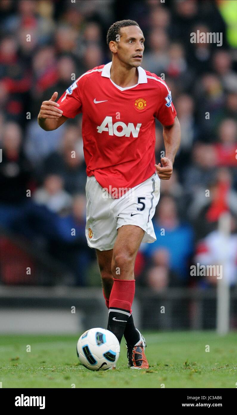 RIO FERDINAND MANCHESTER UNITED FC MANCHESTER UNITED FC OLD TRAFFORD ...