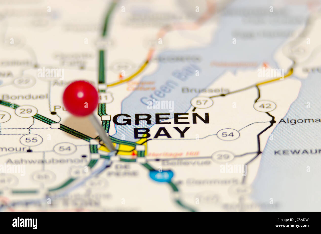 Map of algoma hi-res stock photography and images - Alamy