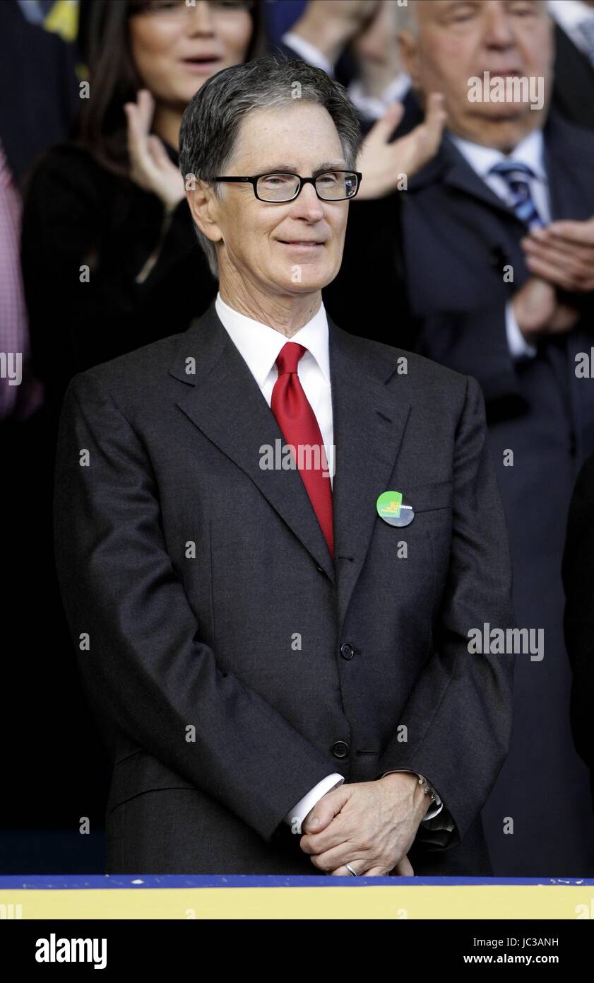 JOHN W. HENRY LIVERPOOL FC OWNER LIVERPOOL FC OWNER GOODISON PARK ...