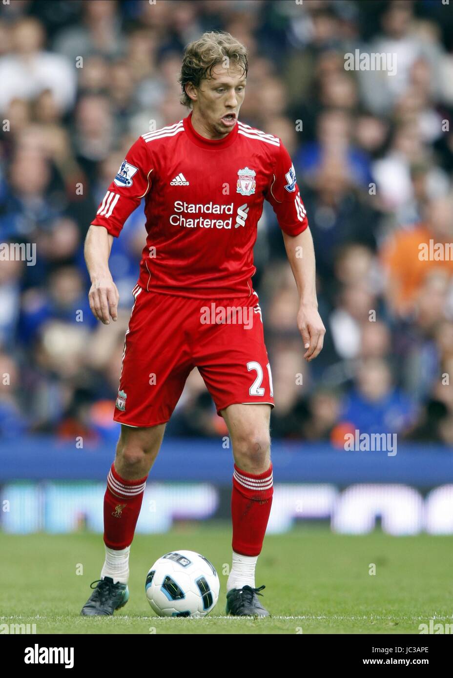 LUCAS LEIVA LIVERPOOL FC LIVERPOOL FC GOODISON PARK LIVERPOOL ENGLAND ...