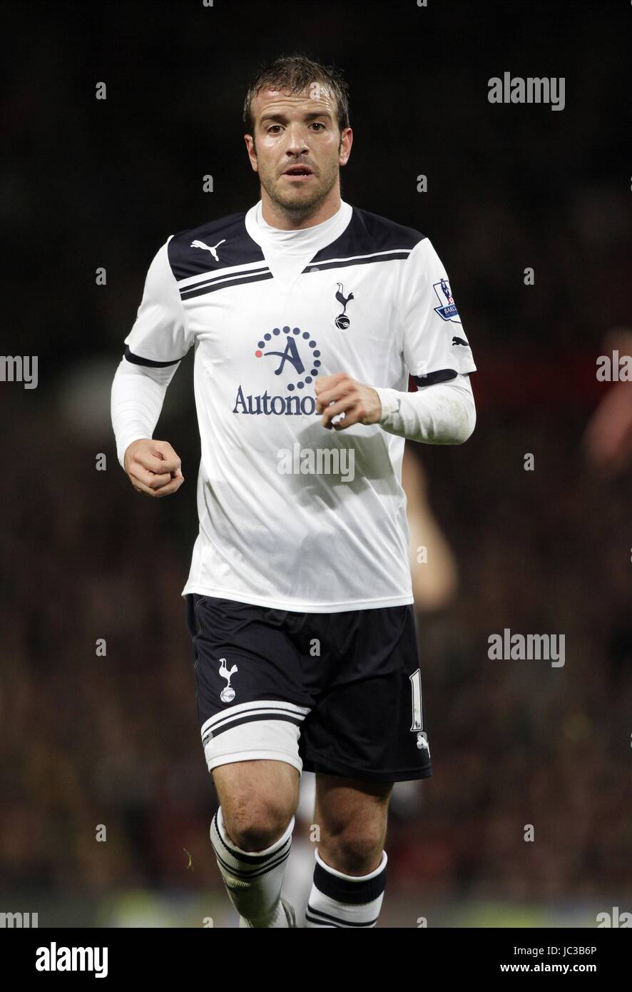RAFAEL VAN DER VAART TOTTENHAM HOTSPUR FC OLD TRAFFORD MANCHESTER ...