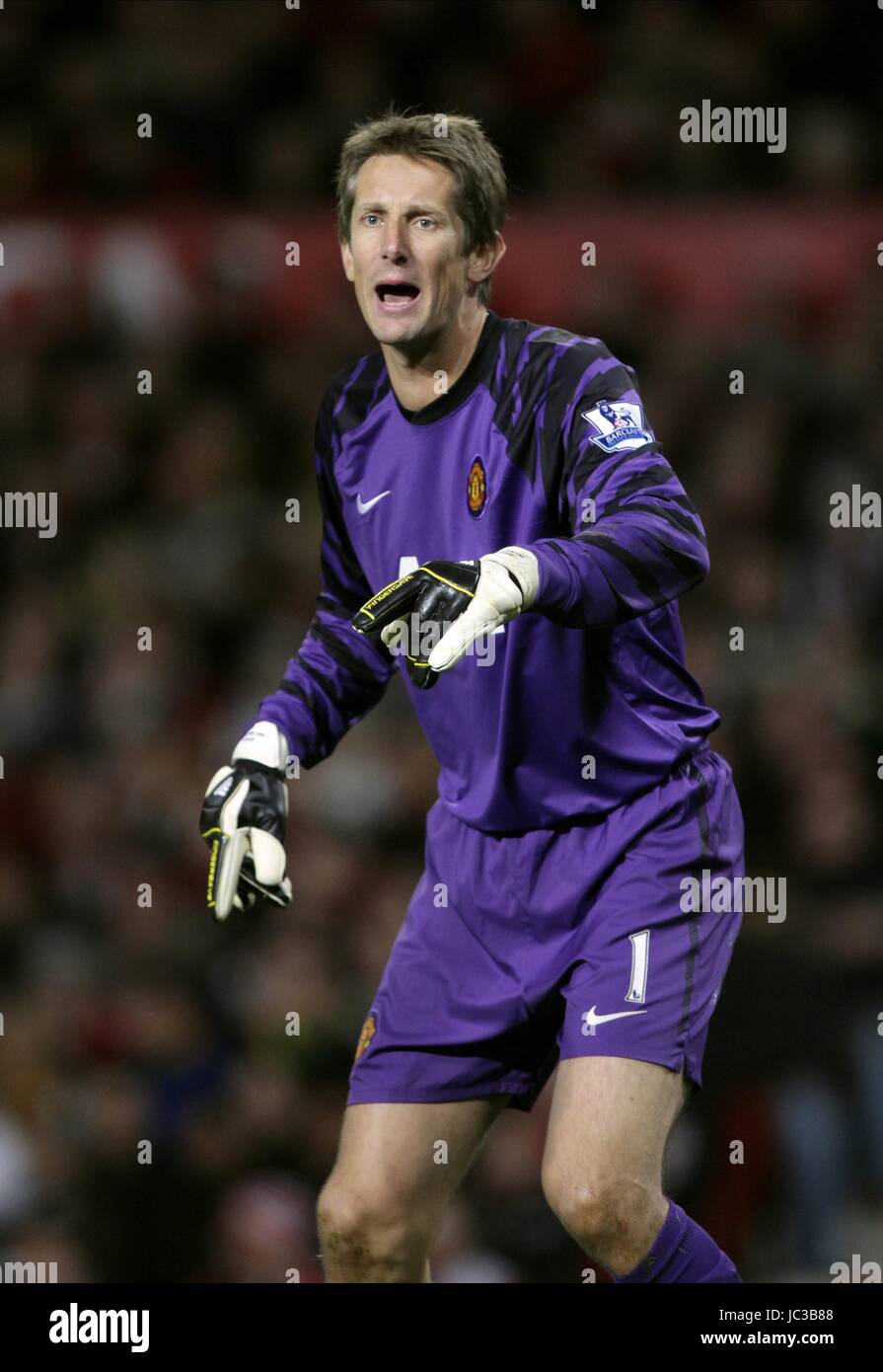 EDWIN VAN DER SAR MANCHESTER UNITED V SPURS OLD TRAFFORD MANCHESTER ...