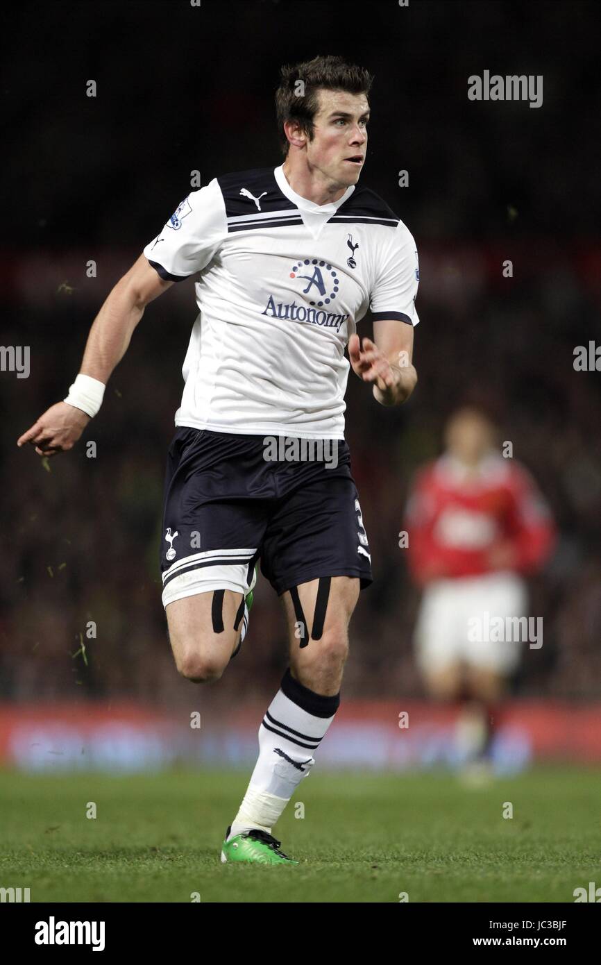 GARETH BALE TOTTENHAM HOTSPUR FC TOTTENHAM HOTSPUR FC OLD TRAFFORD ...