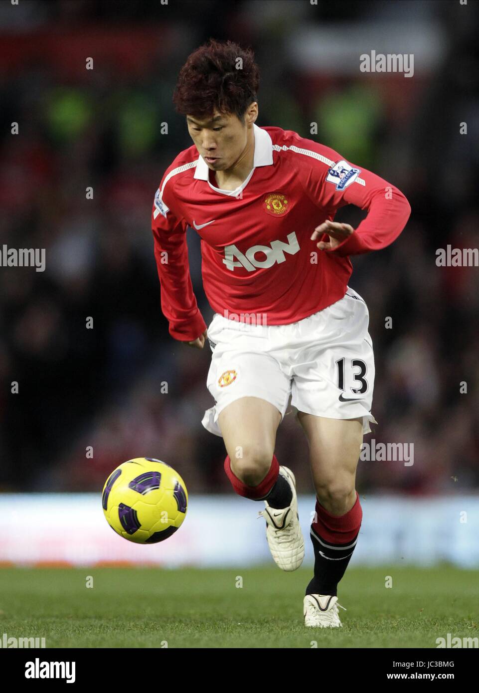 JI-SUNG PARK MANCHESTER UNITED FC MANCHESTER UNITED FC OLD TRAFFORD MANCHESTER ENGLAND 30 ...