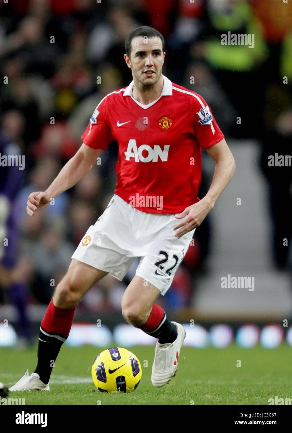 JOHN O'SHEA MANCHESTER UNITED FC MANCHESTER UNITED FC OLD TRAFFORD ...