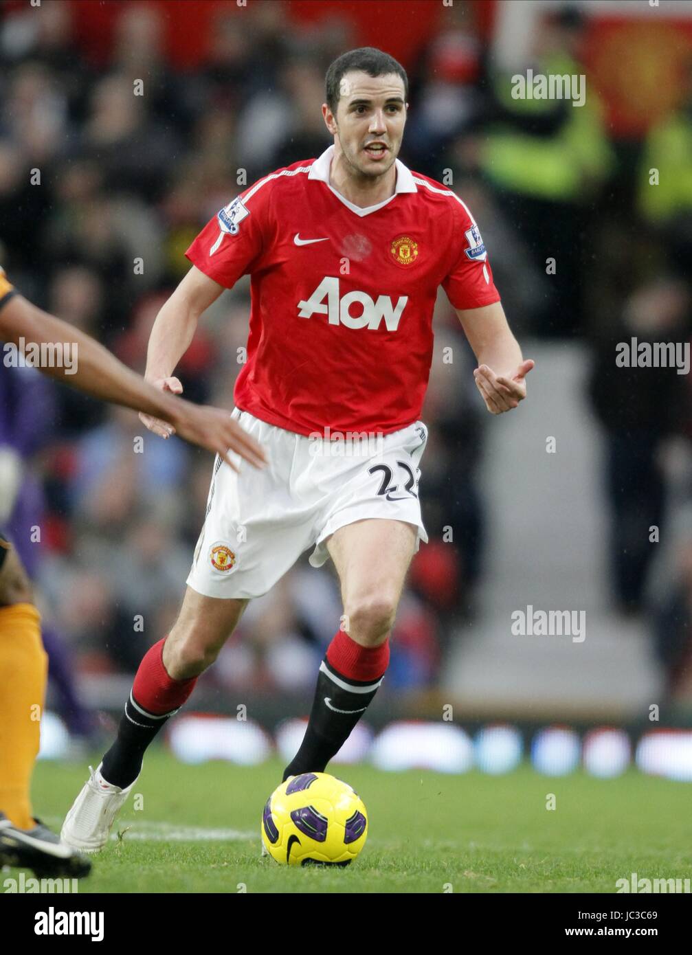 JOHN O'SHEA MANCHESTER UNITED FC MANCHESTER UNITED FC OLD TRAFFORD ...