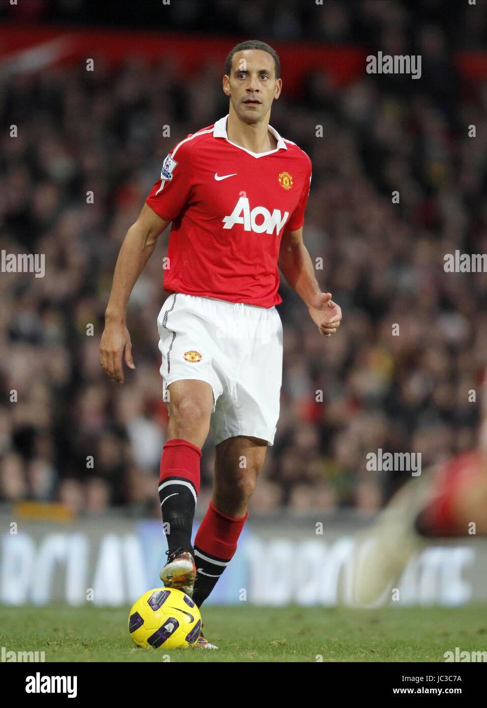 RIO FERDINAND MANCHESTER UNITED FC MANCHESTER UNITED FC OLD TRAFFORD ...