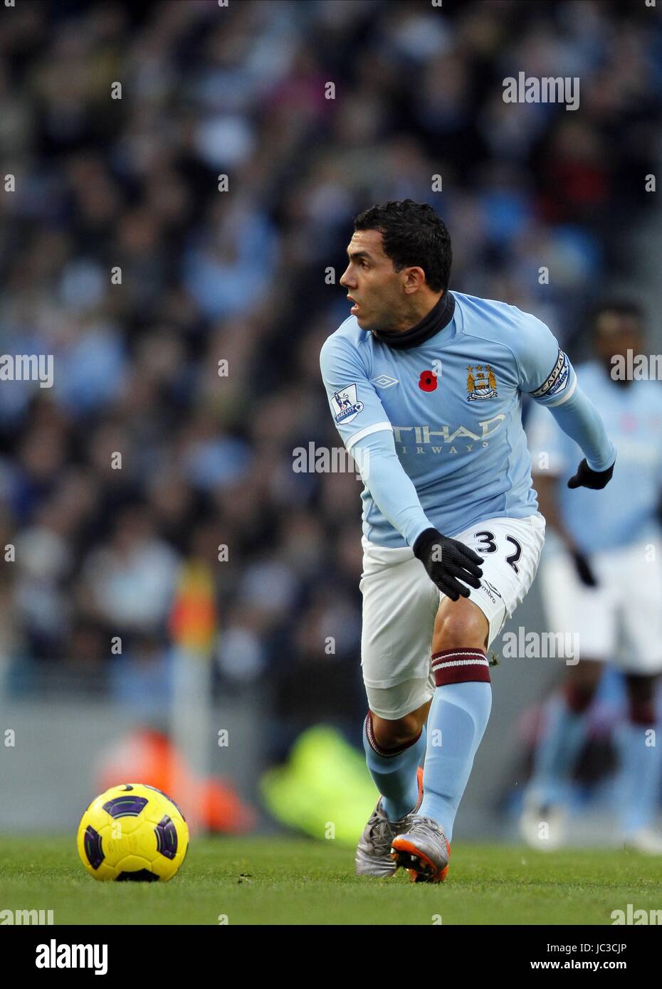 CARLOS TEVEZ MANCHESTER CITY FC MANCHESTER CITY FC EASTLANDS MANCHESTER ...