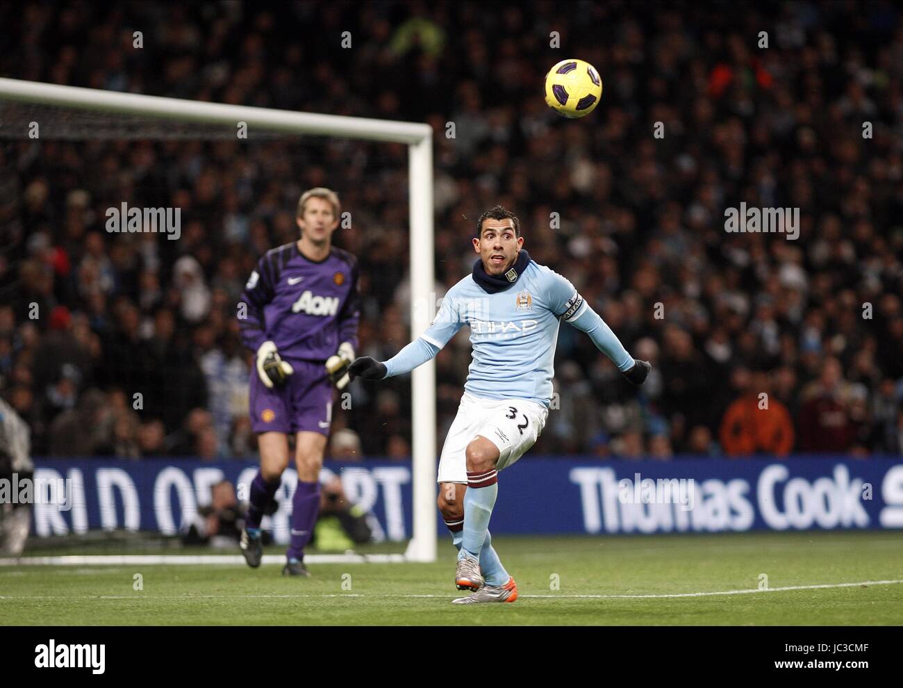 CARLOS TEVEZ MANCHESTER CITY FC MANCHESTER CITY FC EASTLANDS CITY OF ...