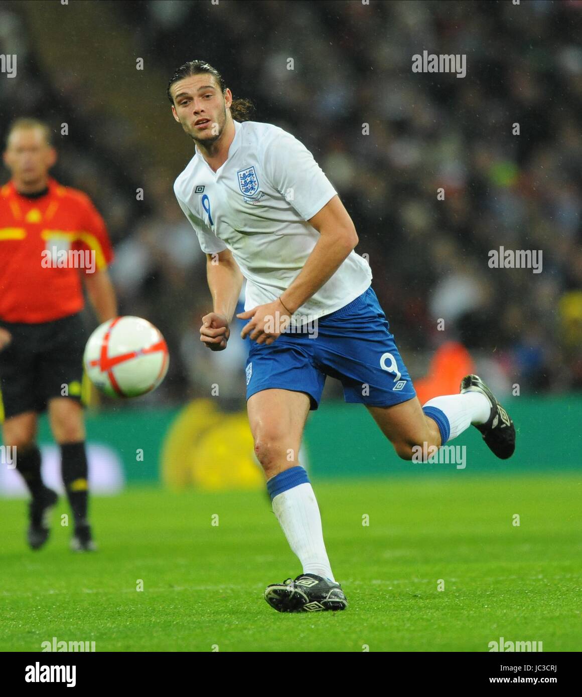 ANDY CARROLL ENGLAND WEMBLEY STADIUM LONDON ENGLAND 17 November 2010 ...