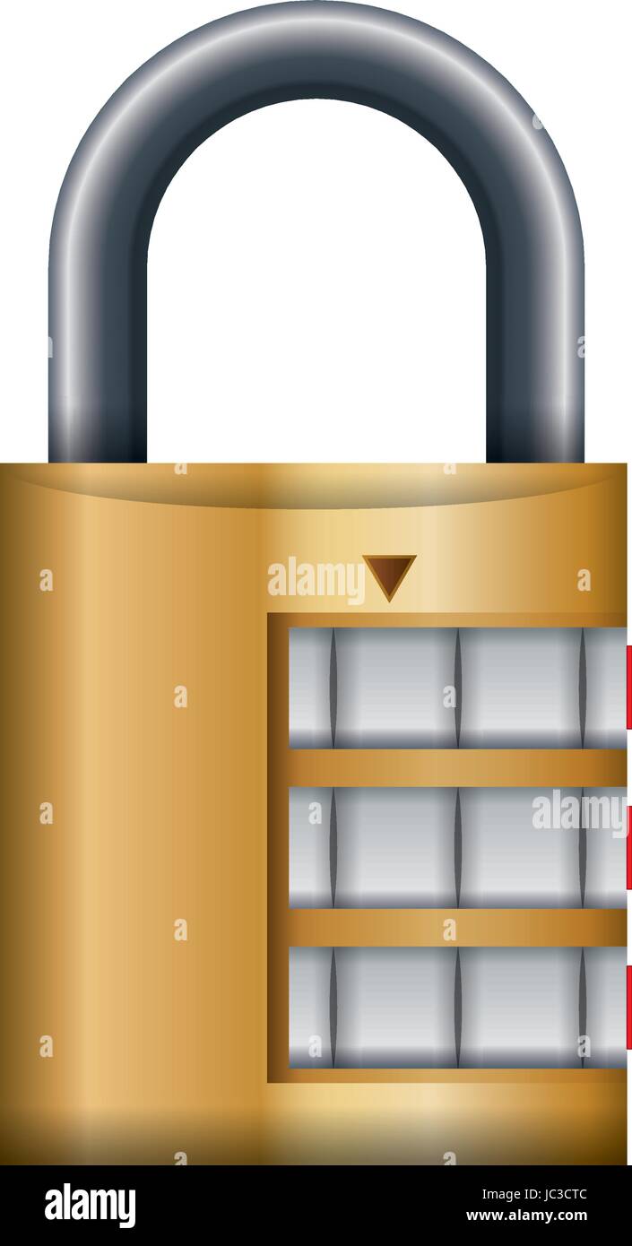 High security padlocks Stock Vector Image & Art - Alamy