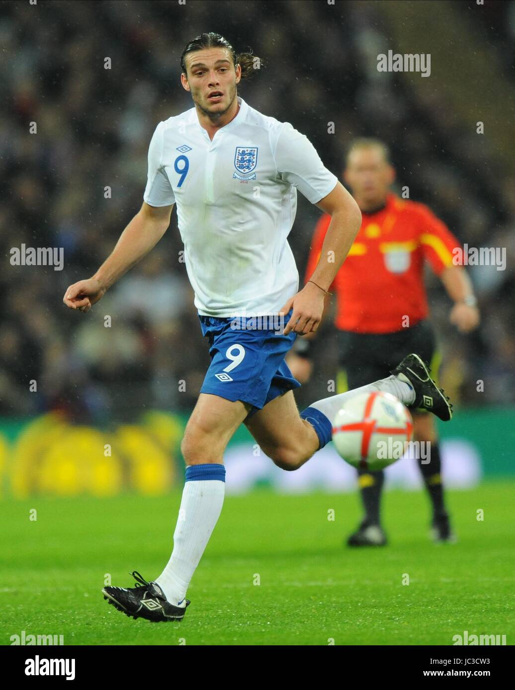 ANDY CARROLL ENGLAND WEMBLEY STADIUM LONDON ENGLAND 17 November 2010 ...