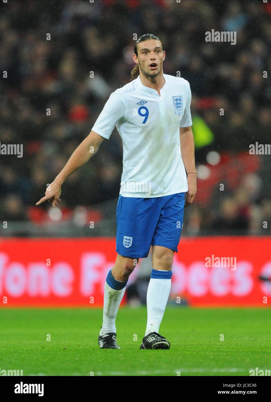 ANDY CARROLL ENGLAND WEMBLEY STADIUM LONDON ENGLAND 17 November 2010 ...