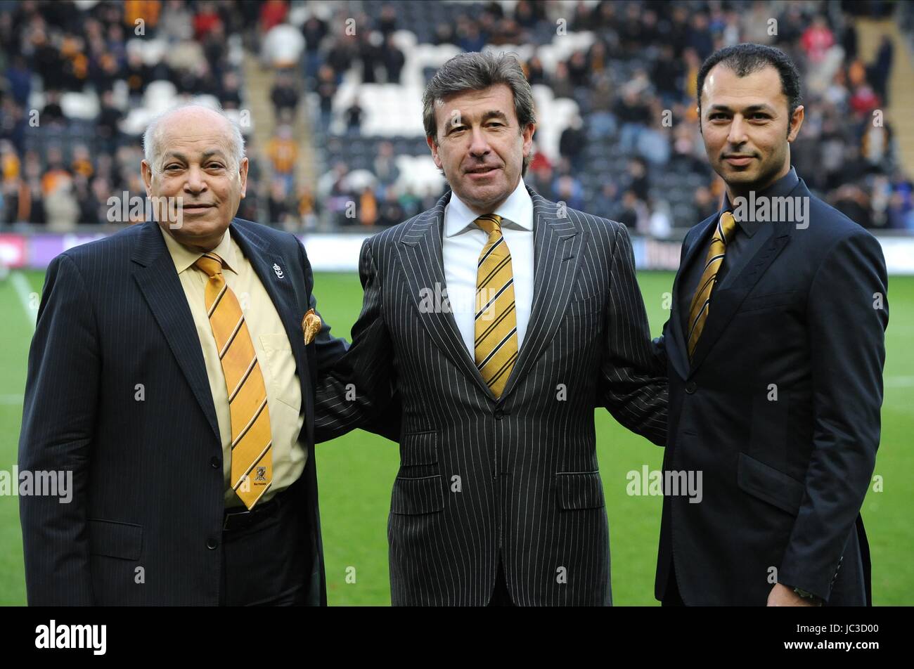 NEW HULL OWNER ASSEM ALLAM CH HULL V IPSWICH HULL V IPSWICH KC STADIUM HULL ENGLAND 20 November ...