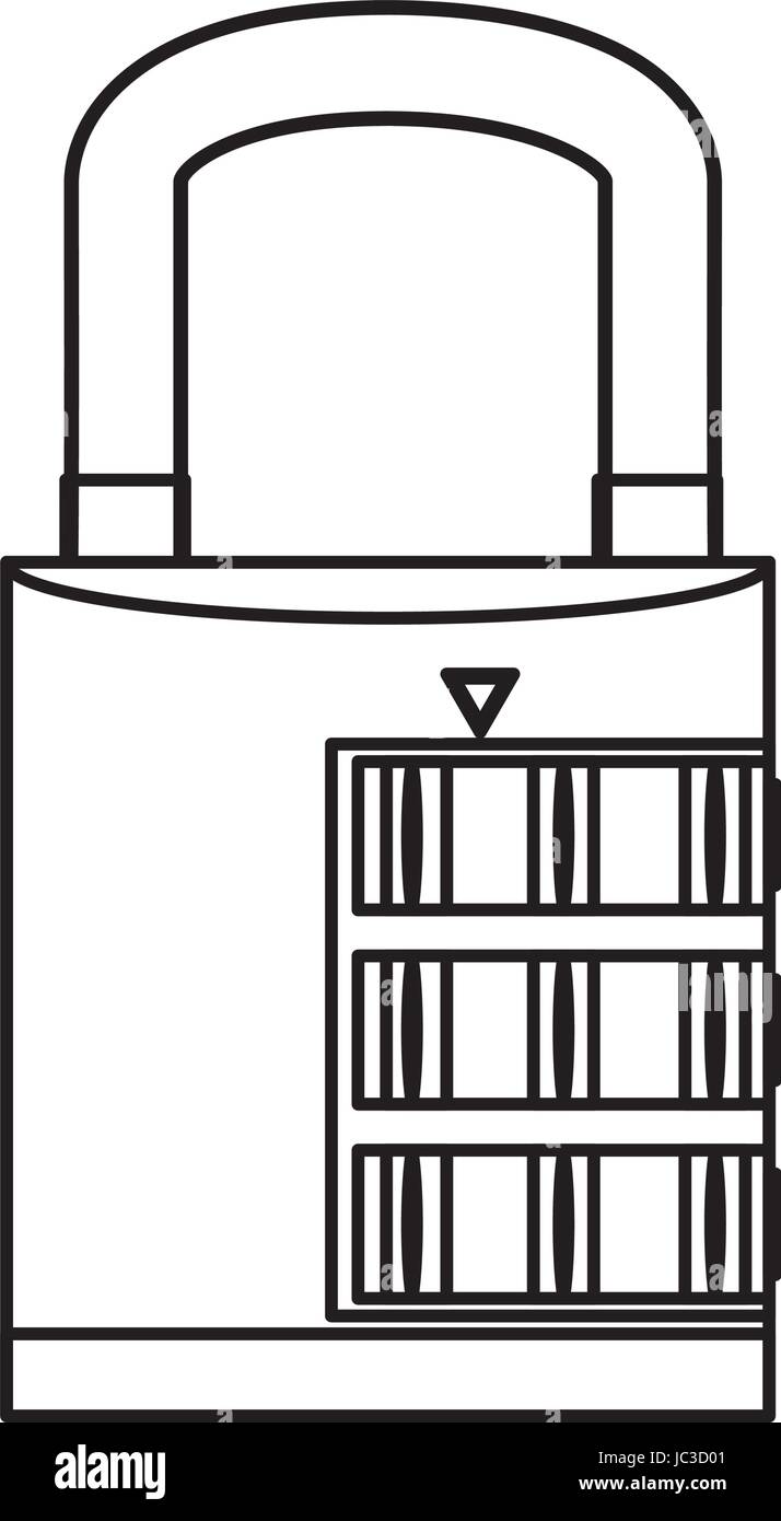 High security padlocks Stock Vector Image & Art - Alamy