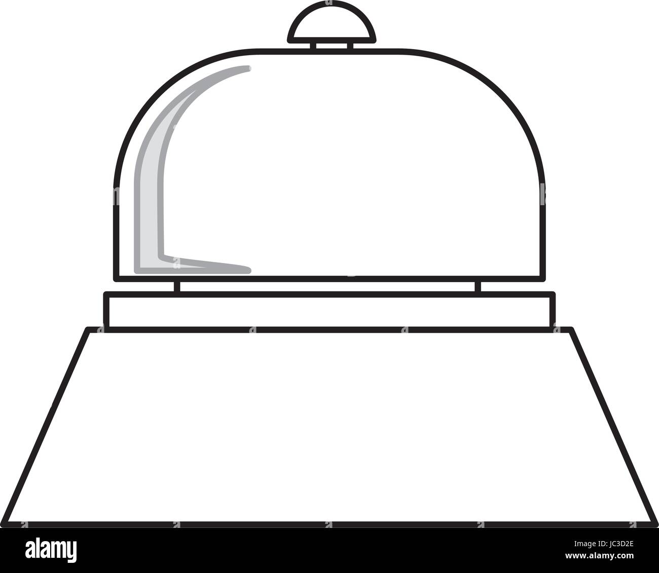 Hotel ring bell Stock Vector Image & Art - Alamy