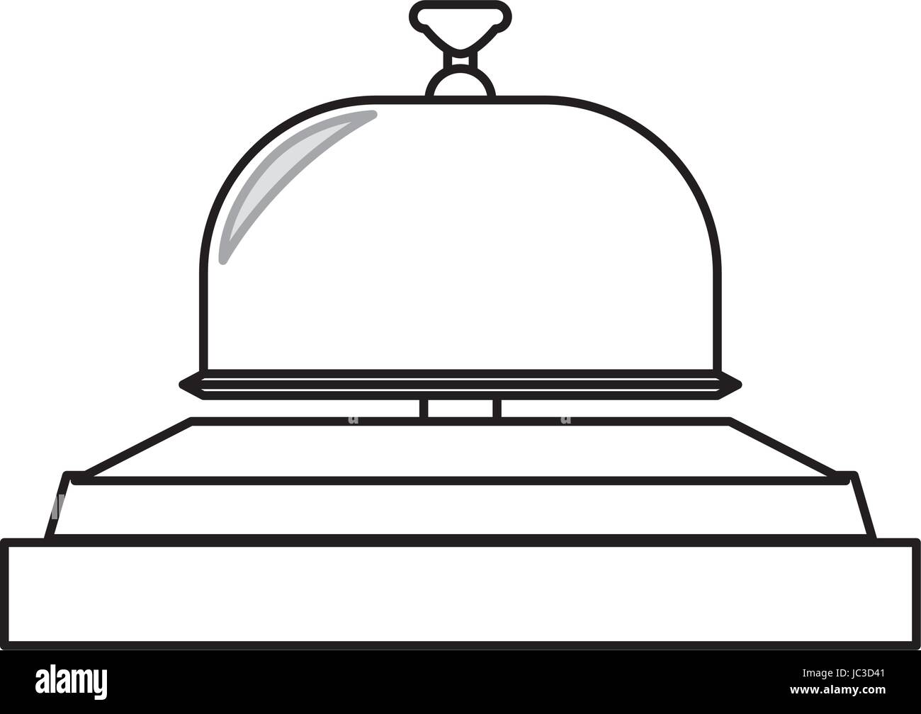 Hotel ring bell Stock Vector Image & Art - Alamy