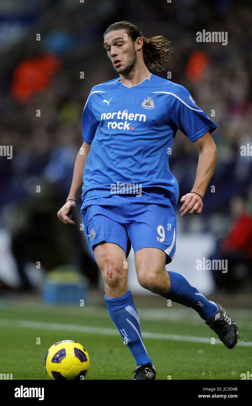 ANDY CARROLL NEWCASTLE UNITED FC NEWCASTLE UNITED FC REEBOK STADIUM ...