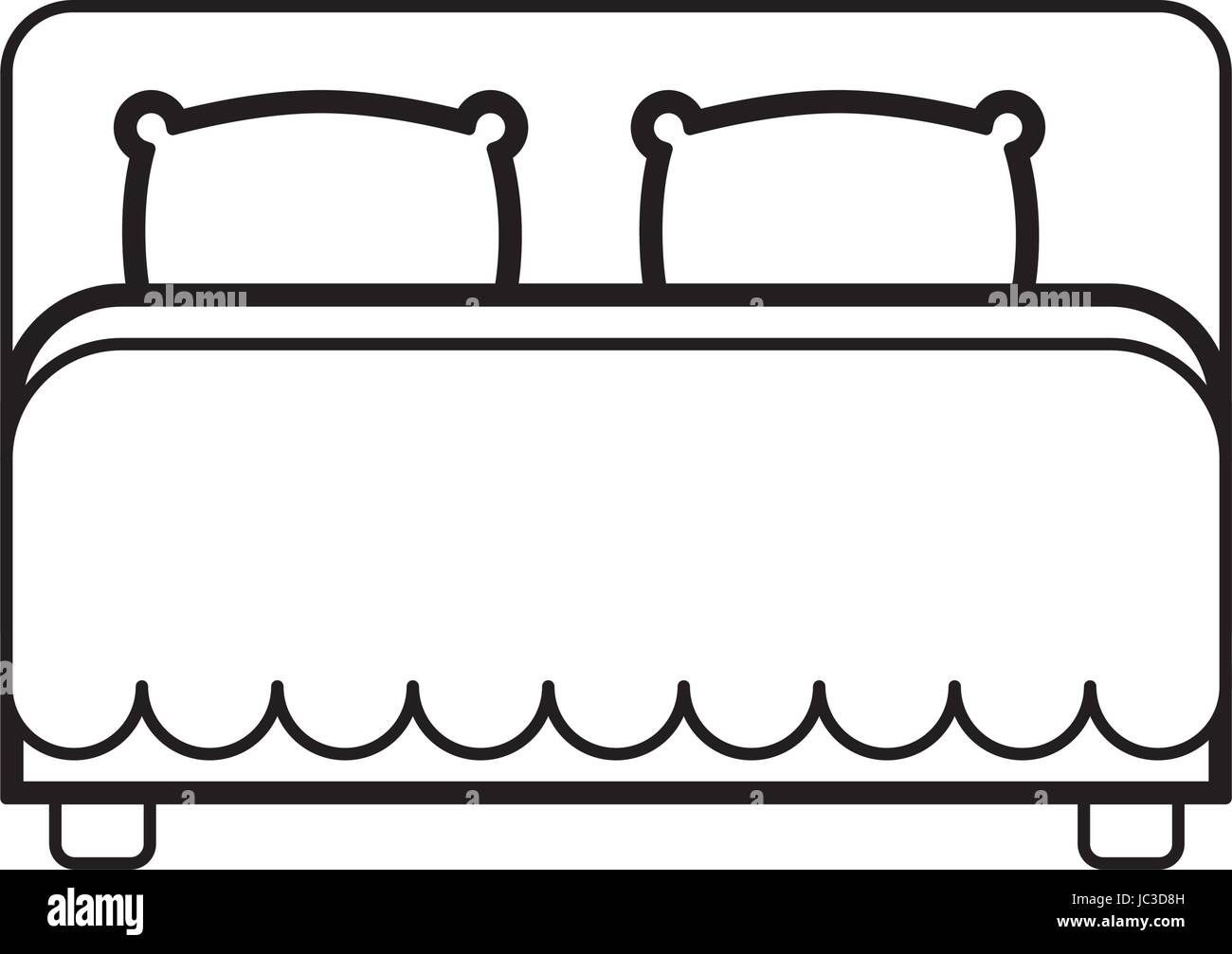 Bed room symbol Stock Vector Image & Art - Alamy