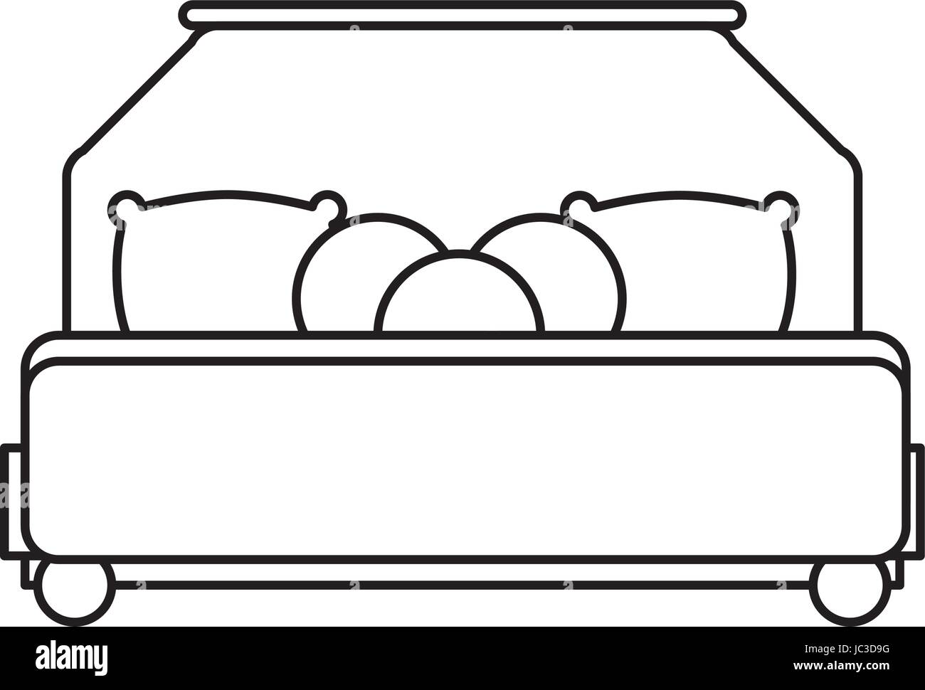 Bed room symbol Stock Vector Image & Art - Alamy