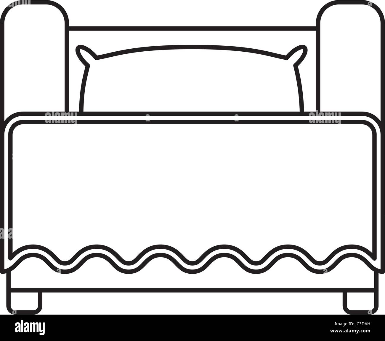 Bed room symbol Stock Vector Image & Art - Alamy