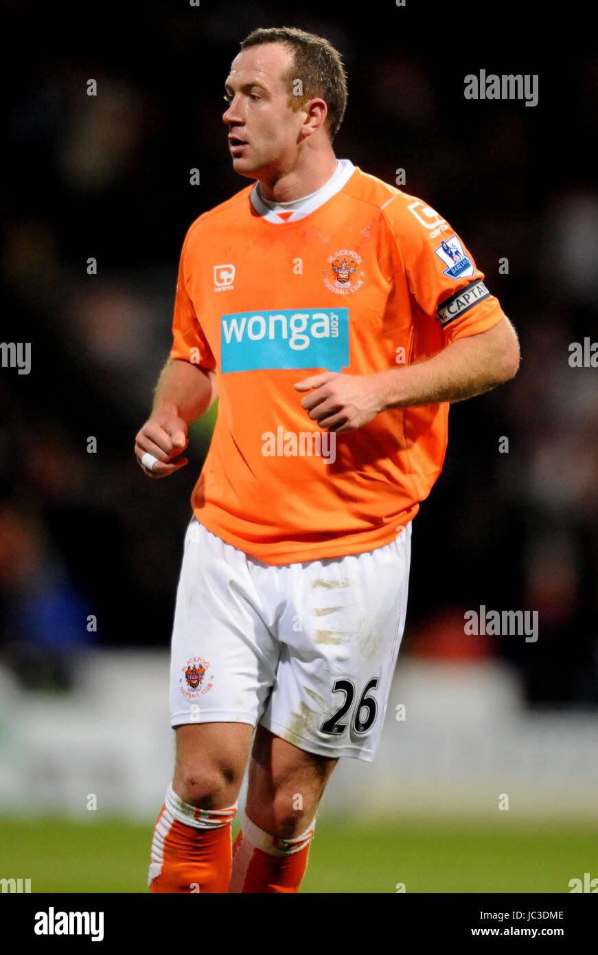 CHARLIE ADAM BLACKPOOL FC BLACKPOOL FC REEBOK STADIUM BOLTON ENGLAND 27 ...