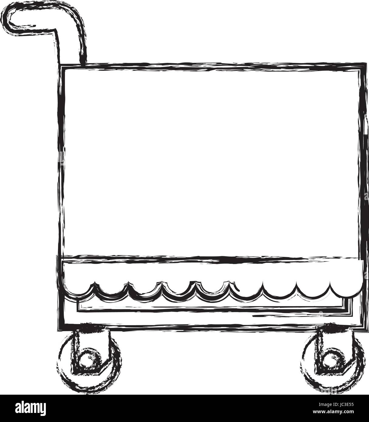 Food service trolley Stock Vector Image & Art - Alamy
