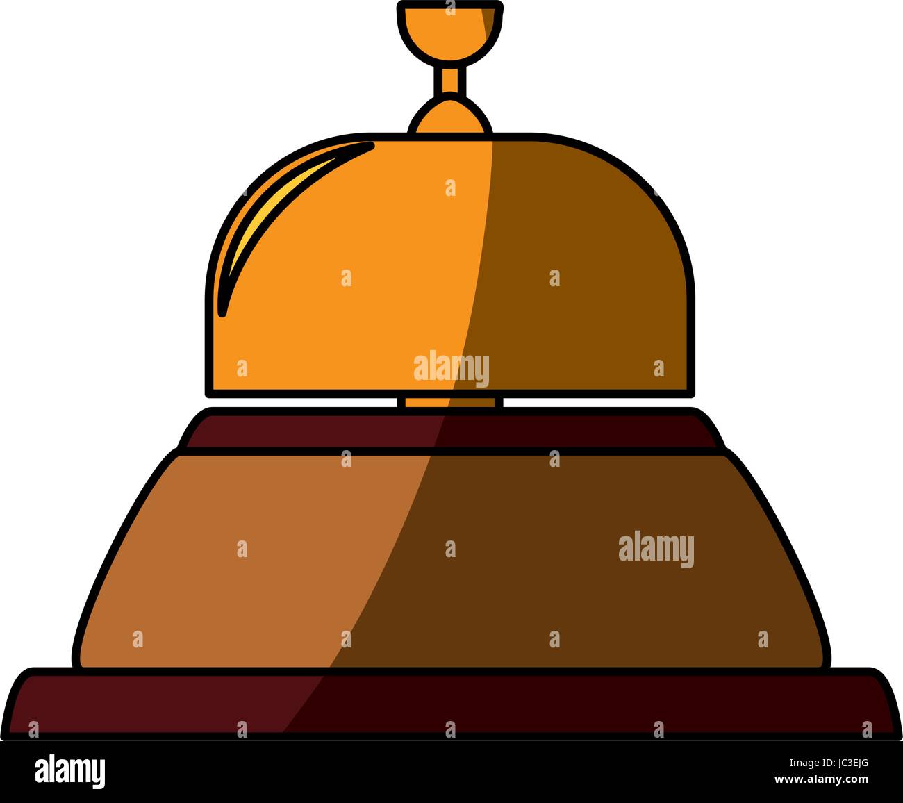 Hotel ring bell Stock Vector Image & Art - Alamy