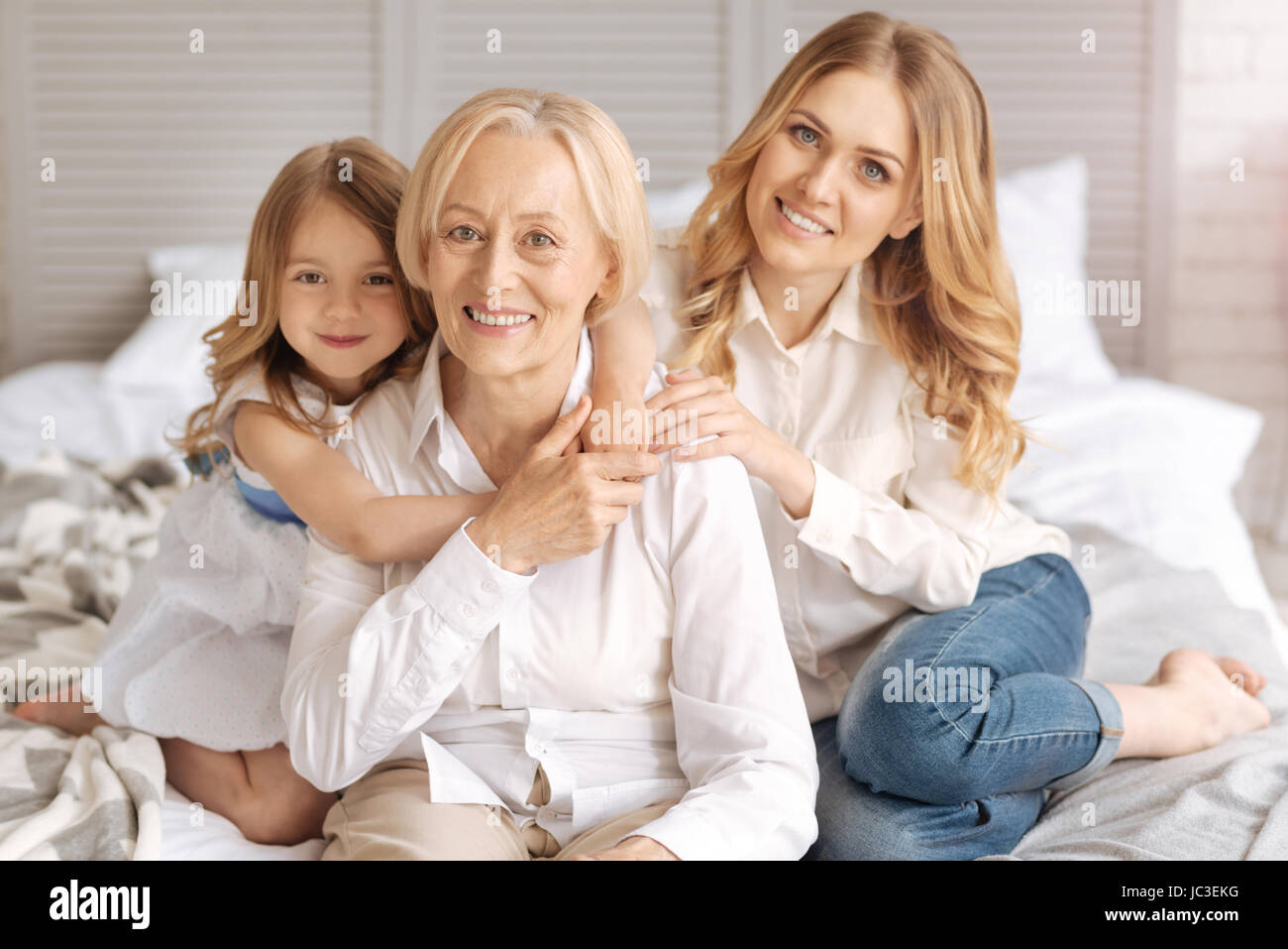 Family Hugging Each Other