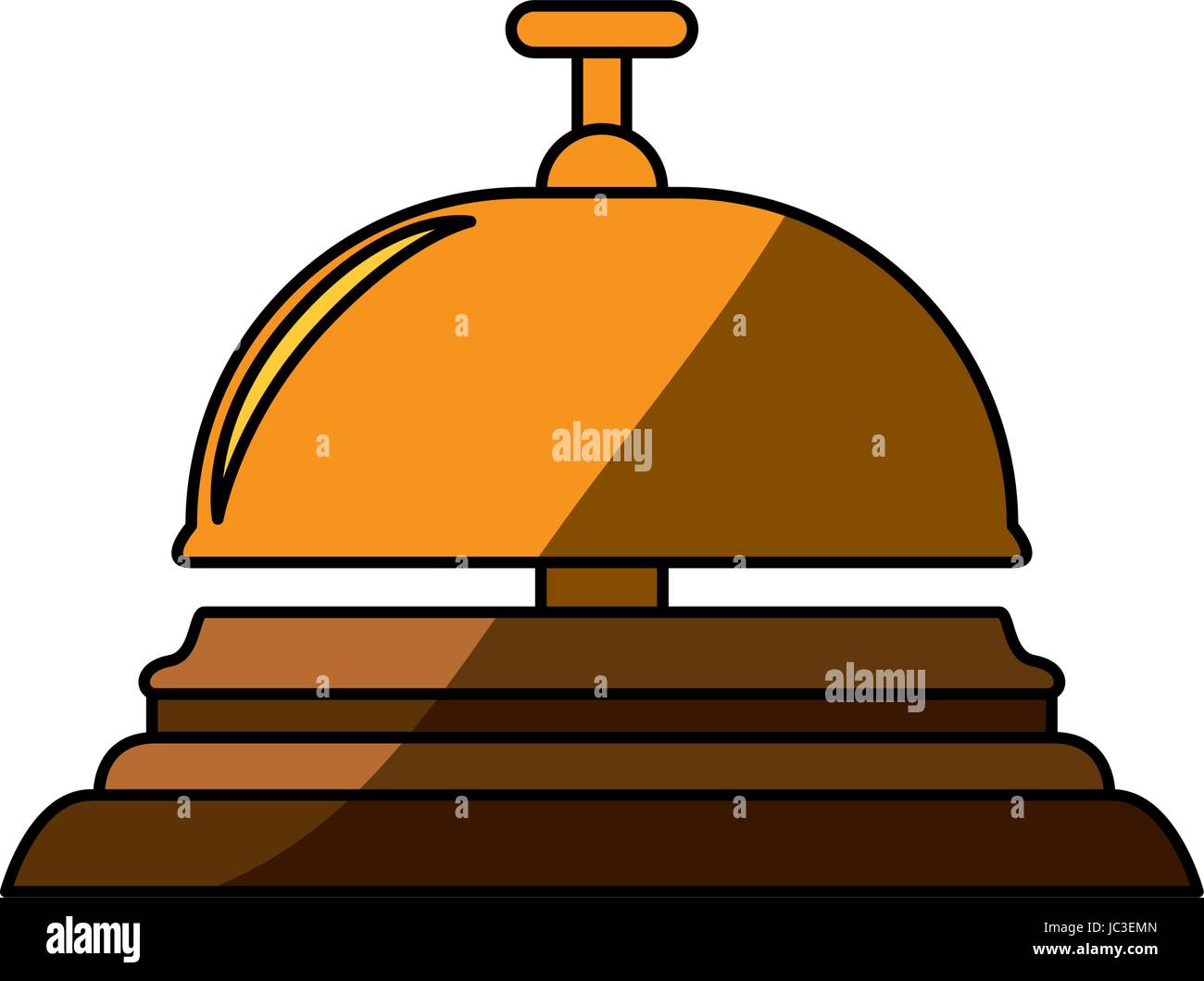 Hotel ring bell Stock Vector Image & Art - Alamy