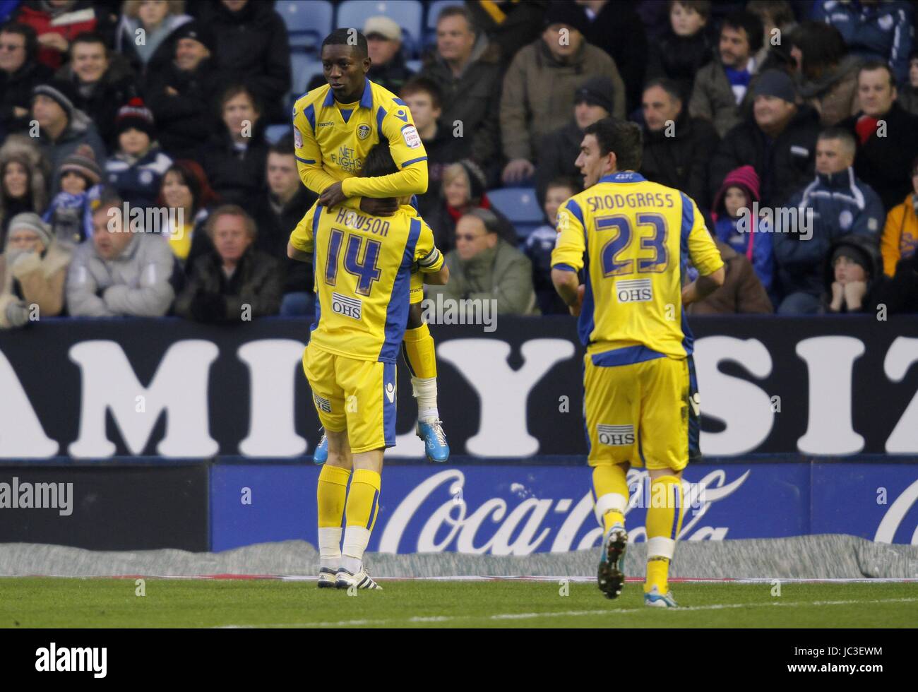 MAX GRADEL CELEBRATES LEICESTER CITY V LEEDS UNITED WALKERS STADIUM ...