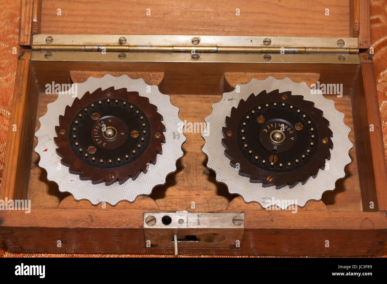 Rotor Machine, Enigma, Cipher Coding Machine from World War II Stock ...