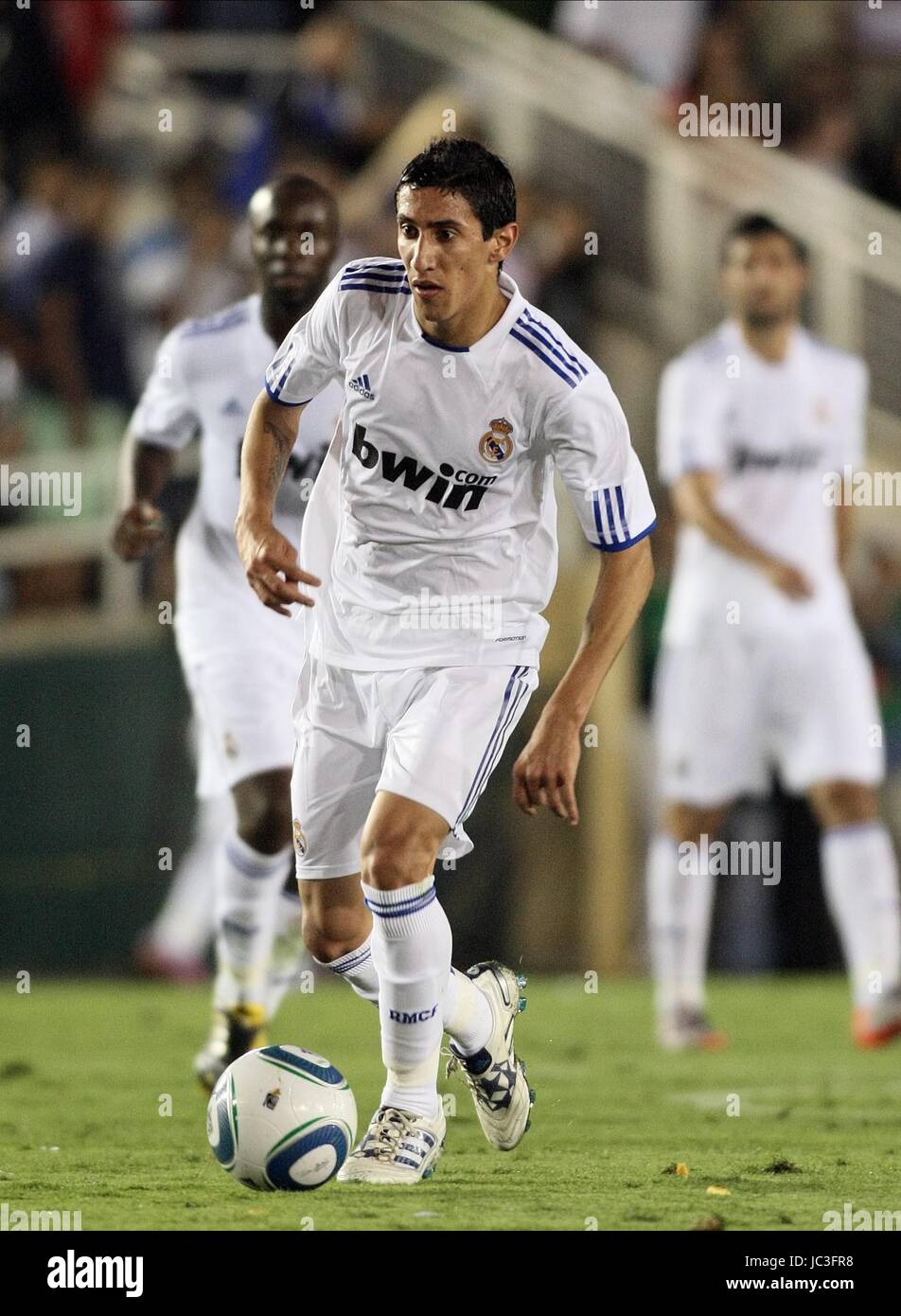 ANGEL DI MARIA REAL MADRID CF REAL MADRID CF LOS ANGELES CALIFORNIA USA ...
