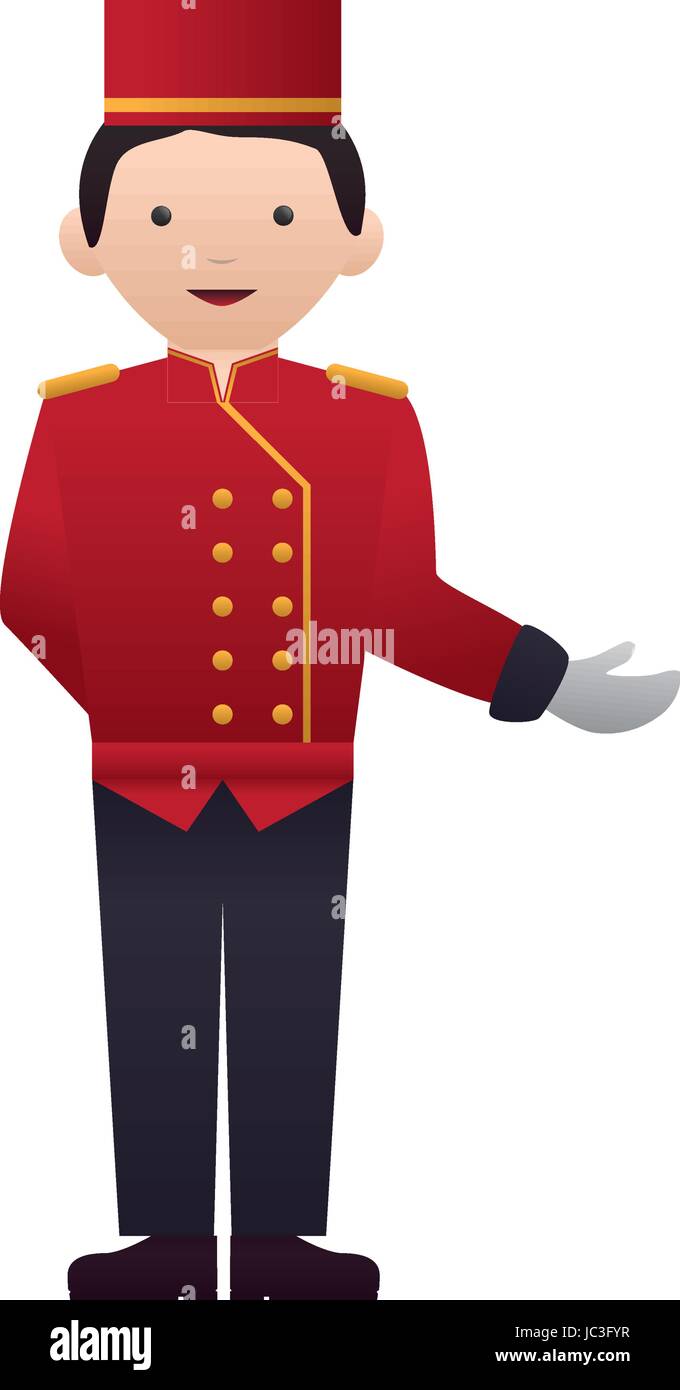 Bell boy hat Stock Vector Images - Alamy