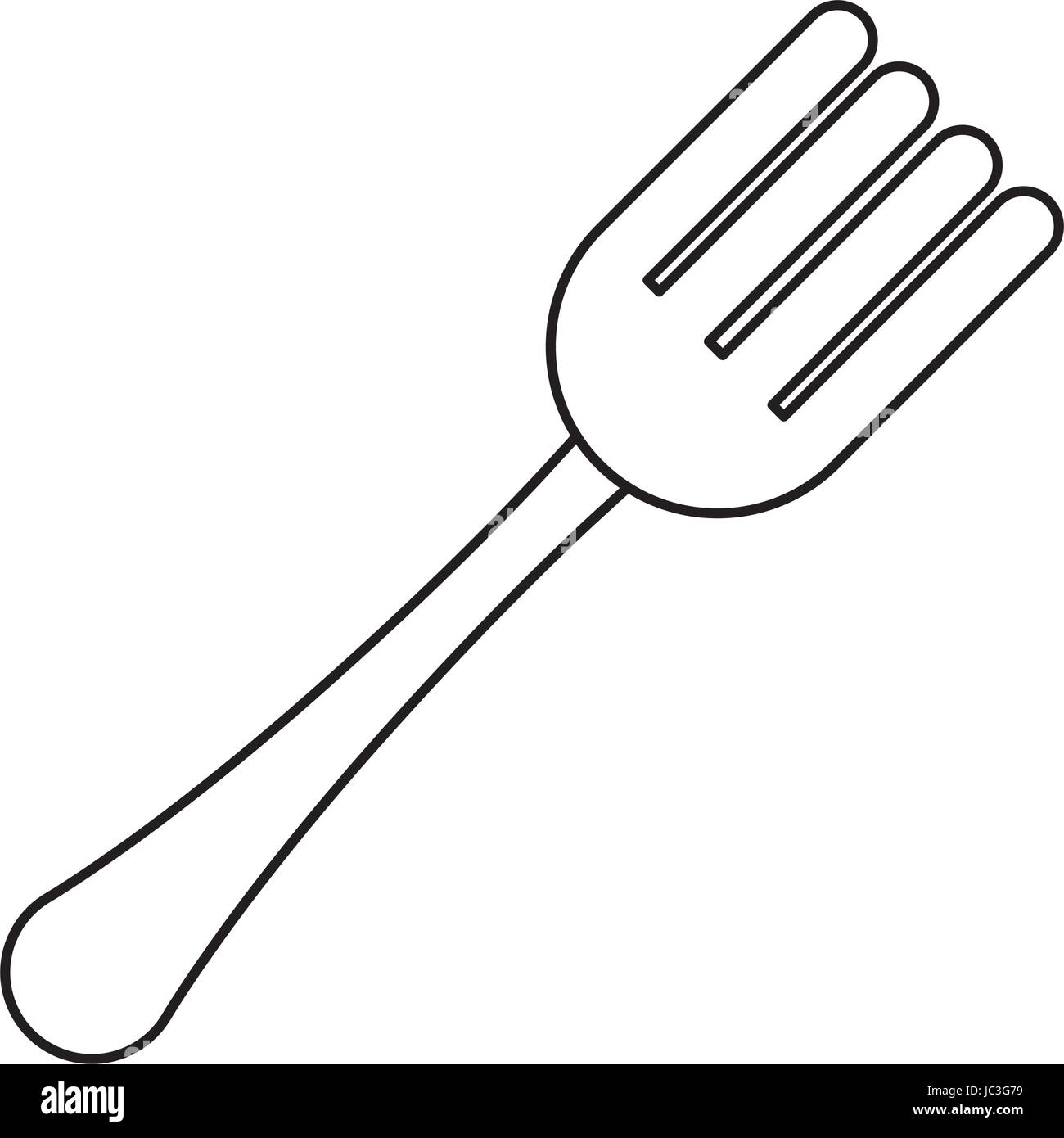 Covered fork symbol Stock Vector Image & Art - Alamy