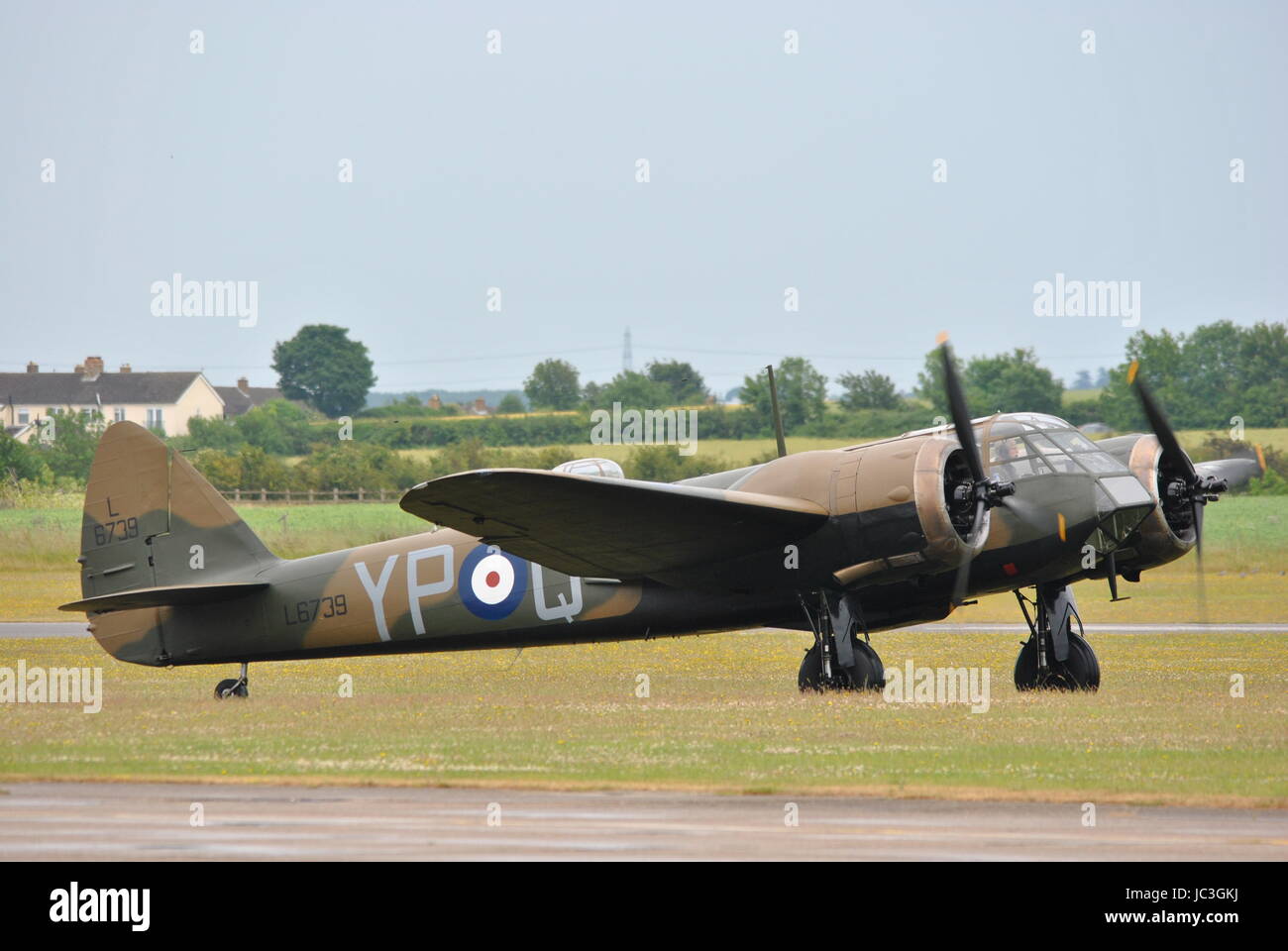 Bristol Blenheim 1 preparing for take off world war two bomber Stock ...