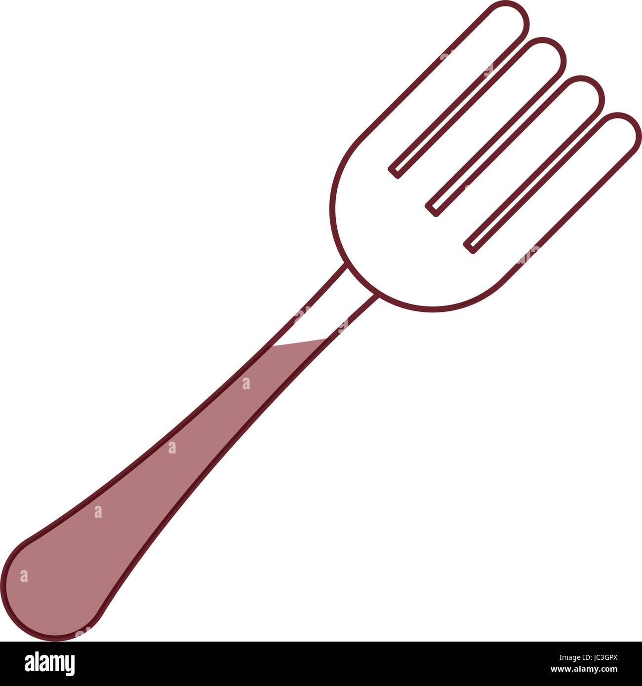Covered fork symbol Stock Vector Image & Art - Alamy