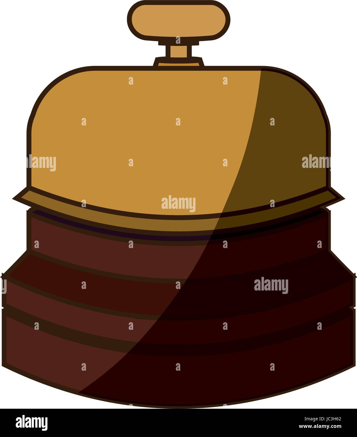 Hotel ring bell Stock Vector Image & Art - Alamy