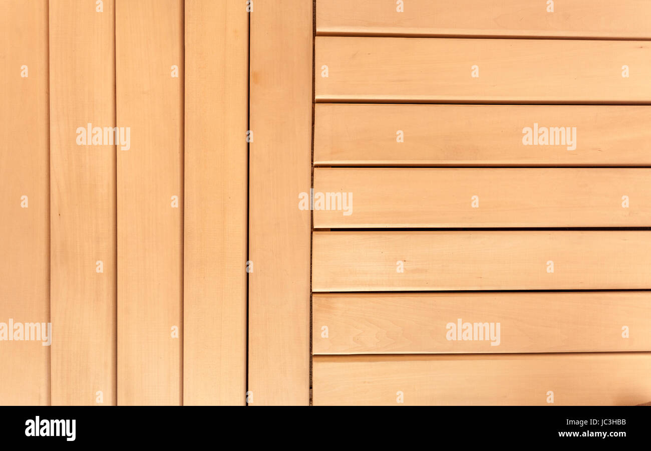 Closeup photo of horizontal and vertical wooden planks Stock Photo - Alamy