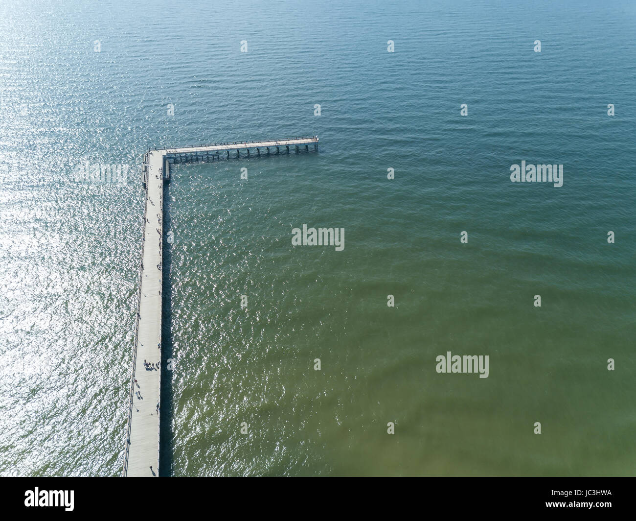 Palanga Lietuva Baltic Sea Seaside Aerial drone top view Stock Photo ...