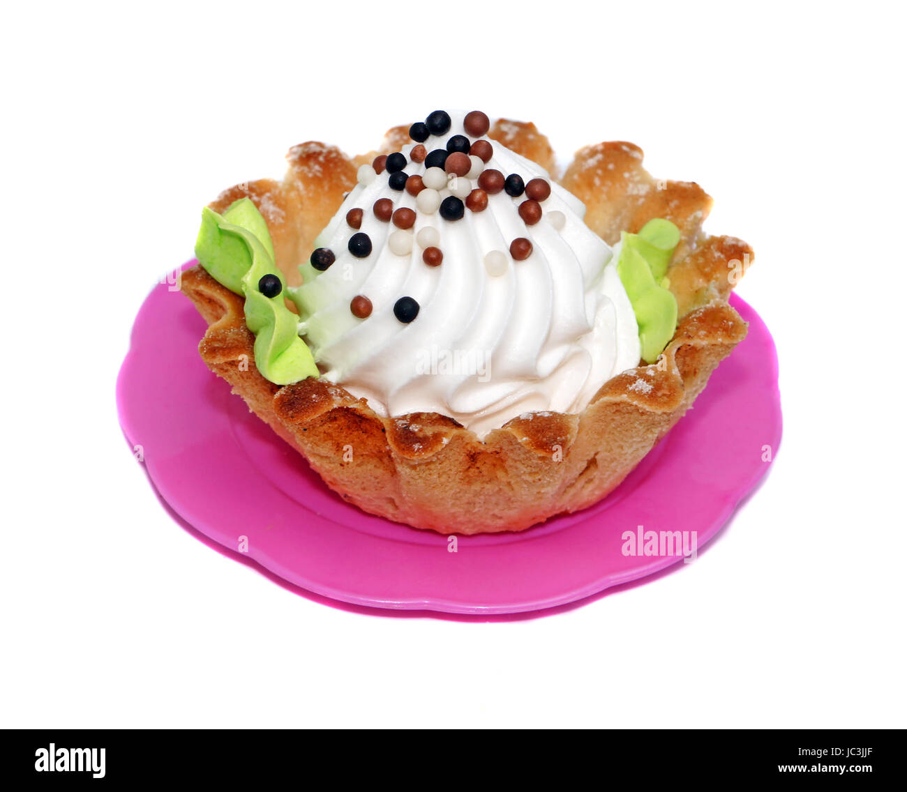 Cake and basket Cut Out Stock Images & Pictures - Alamy