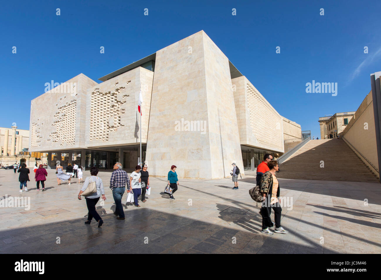 Malta, Valletta, capital, new Parliament, City Gate, Parliament ...