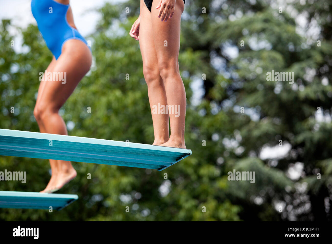 Female diver board hi-res stock photography and images - Alamy