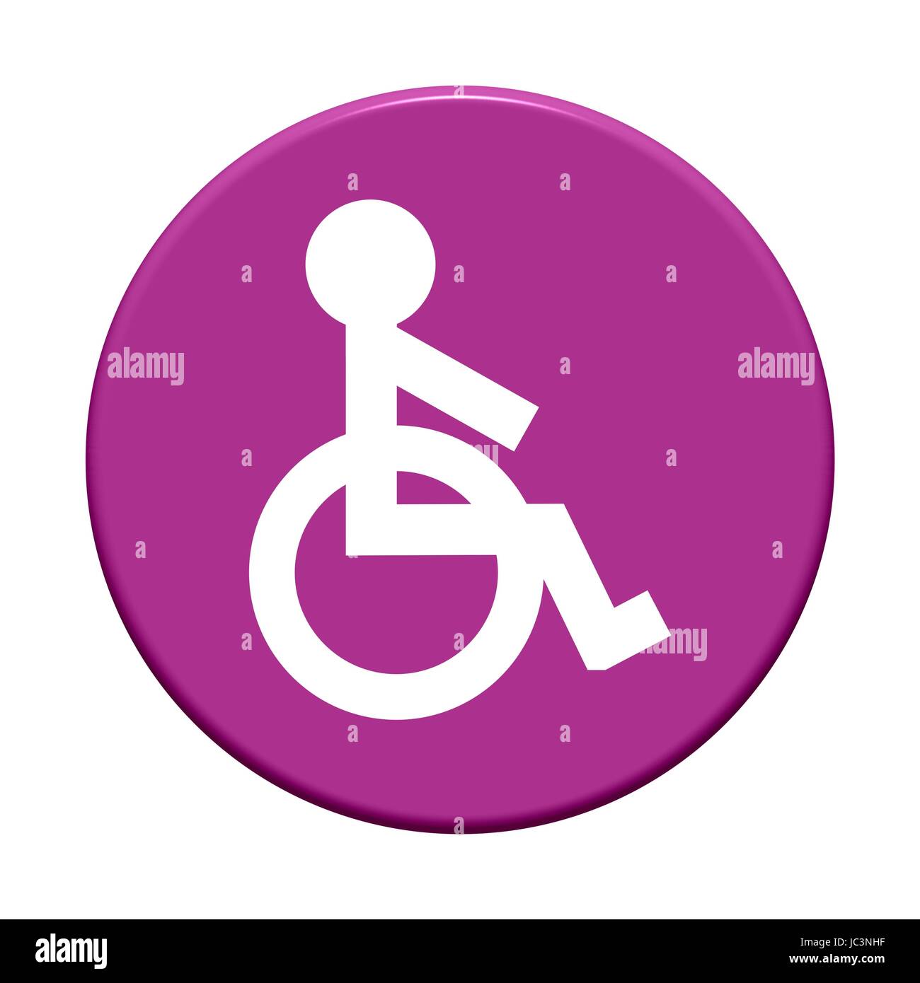 button round: wheelchair Stock Photo - Alamy