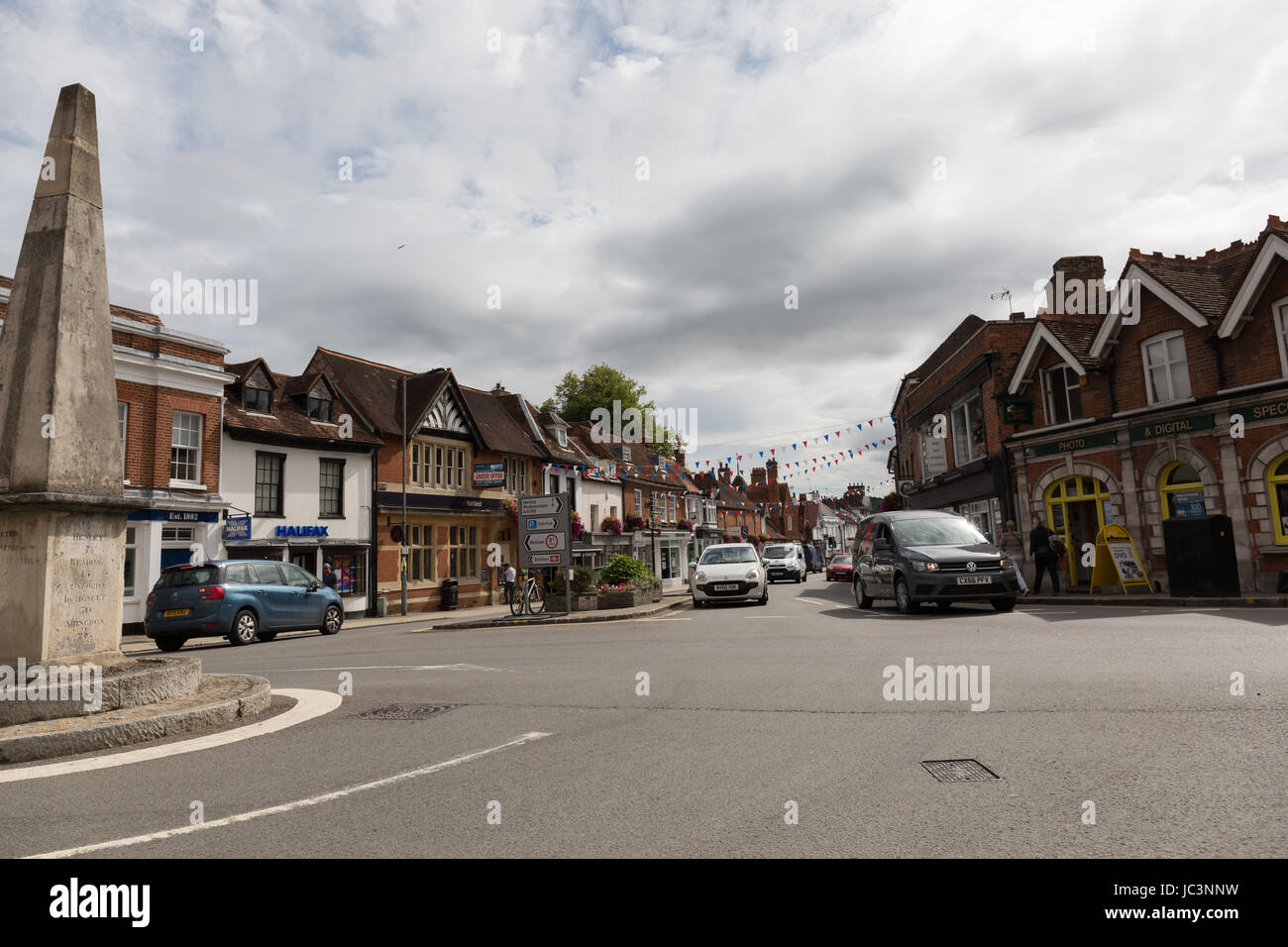 Henley on Thames town centre Stock Photo - Alamy