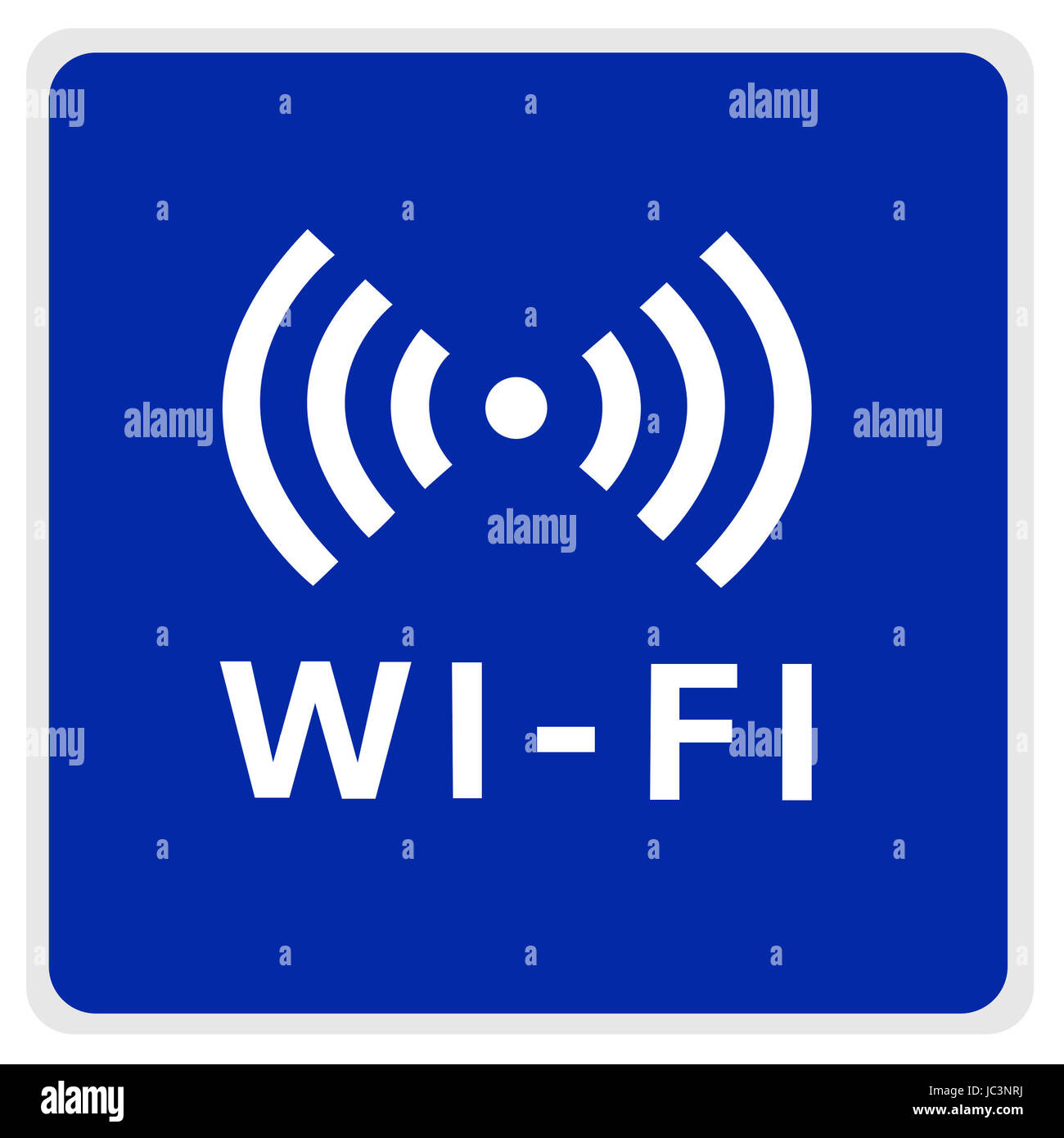 Wifi sign isolated in Cut Out Stock Images & Pictures - Alamy