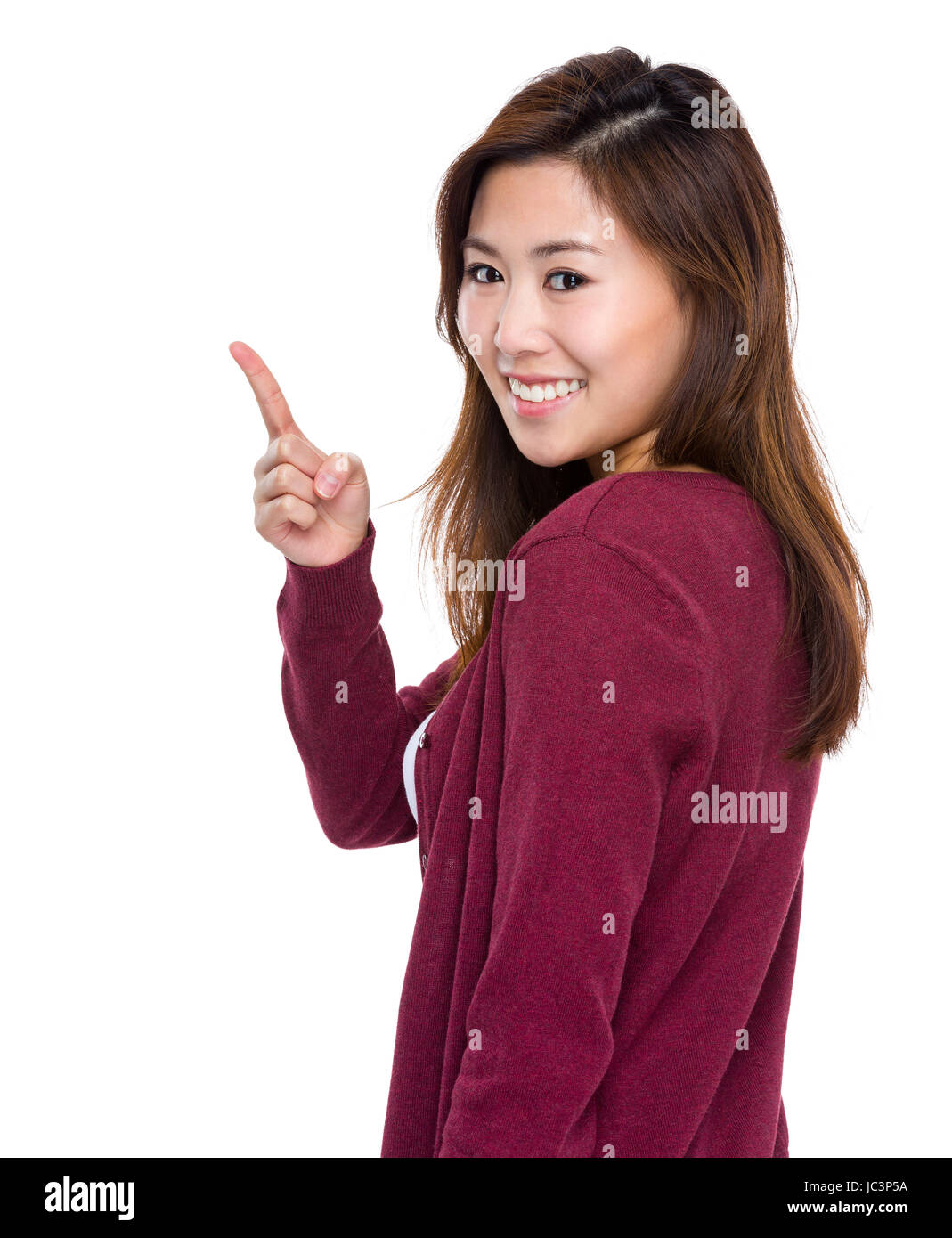 Young woman with good idea Stock Photo - Alamy