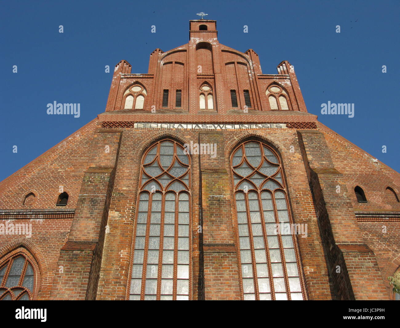 Nikolaikirche in Wolin, Wollin Stock Photo - Alamy